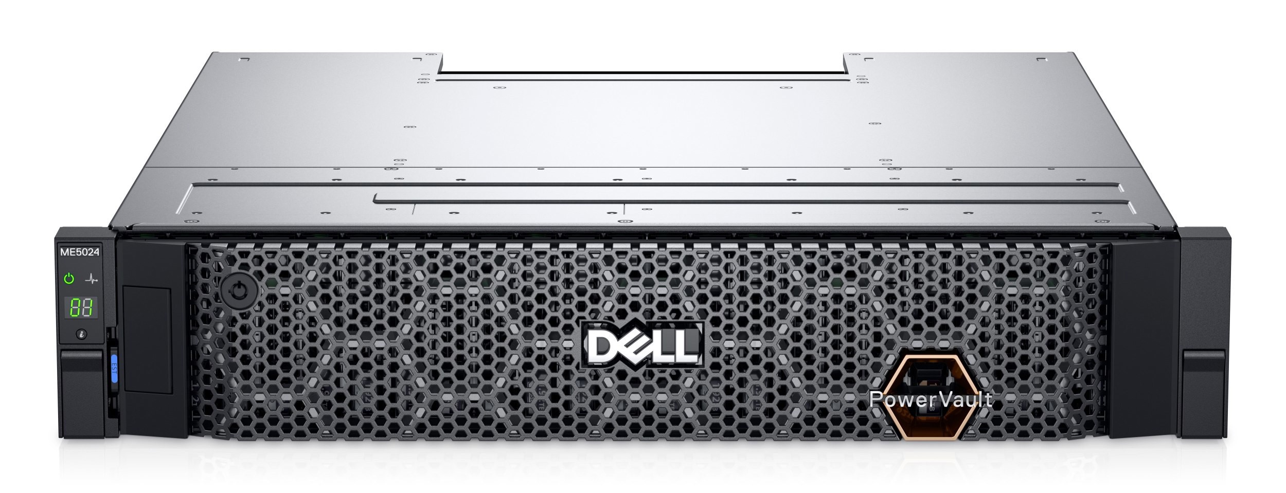 Dell PowerVault storage array ME5024 with 2x iSCSI (10/25GbE SFP28 ...