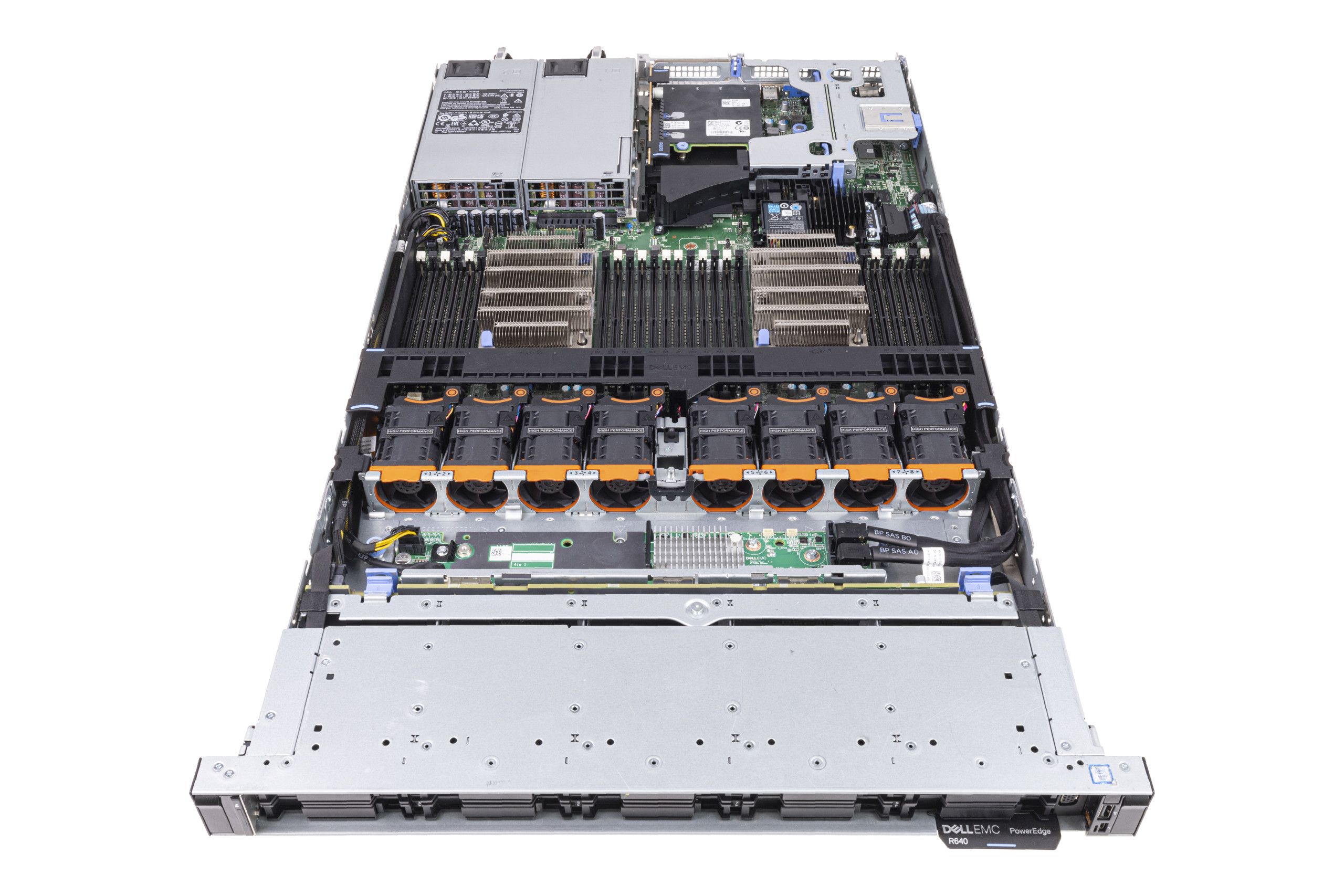 Server Dell PowerEdge R640 10x2.5" (4xNVMe) with 2x Silver 4110, 64GB ...