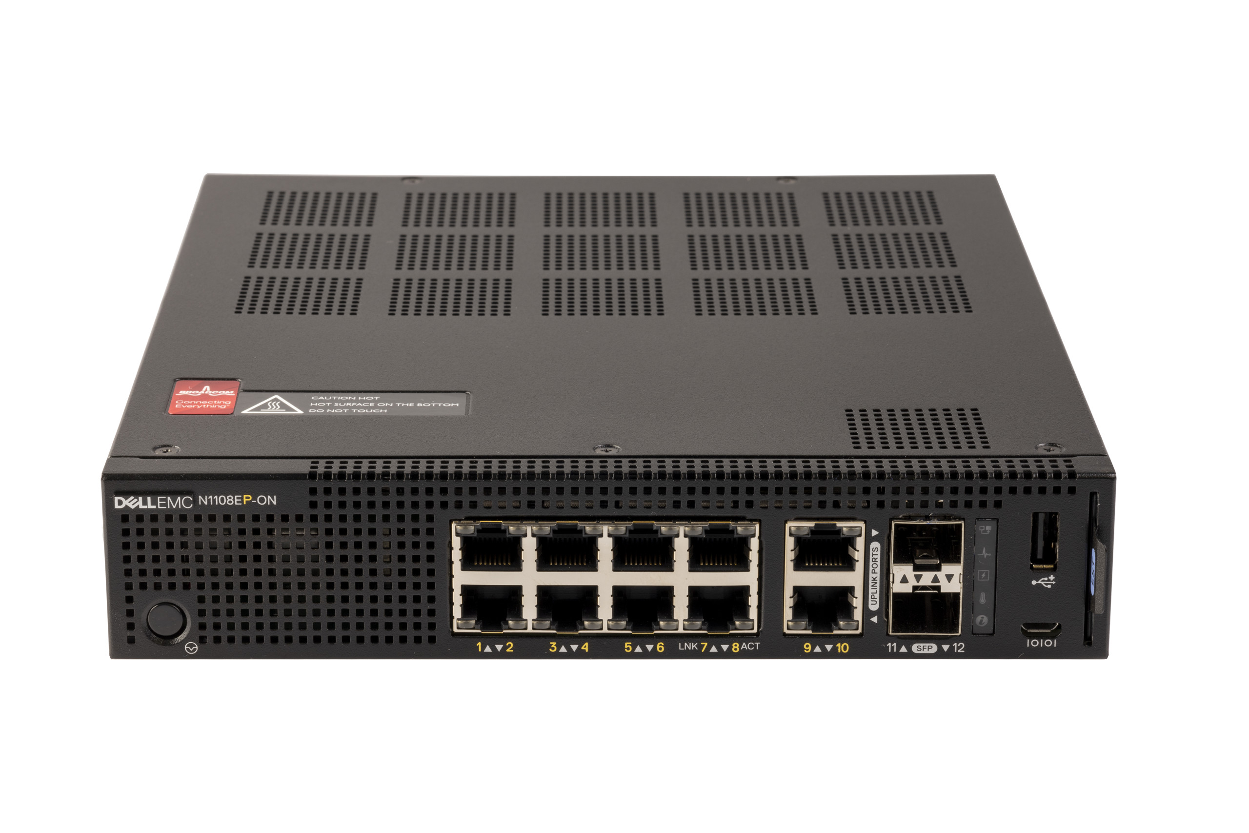 Switch Dell PowerSwitch N1108EP-ON 8x1GbE PoE+ 2x1GbE SFP 2x1GbE RJ45 ...